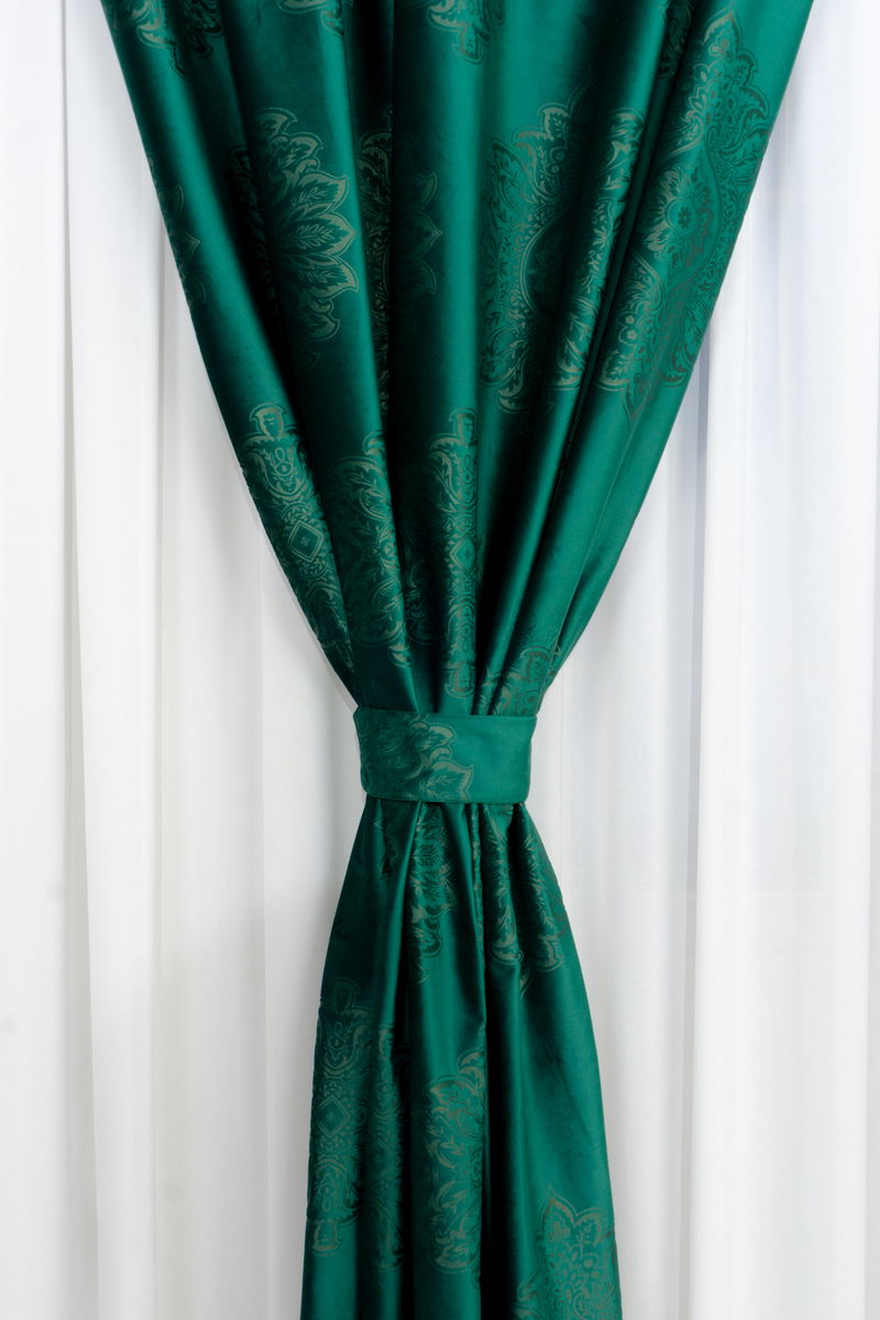 Draperie din Catifea Imperiala - Verde Soft - 145x245cm cu Rejansa ...