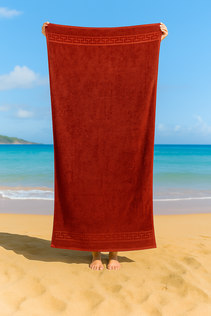 Prosop de Plaja Bumbac 100% 80x160 cm 500g/mp - Grena Intens - PROXL004